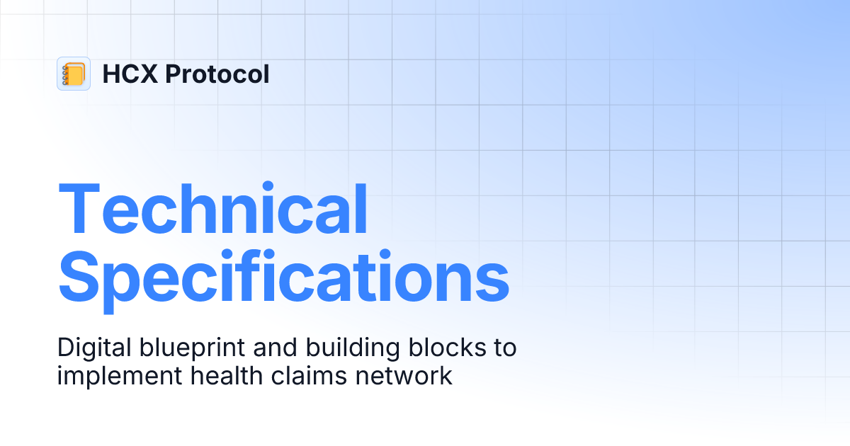 Technical Specifications | HCX Protocol