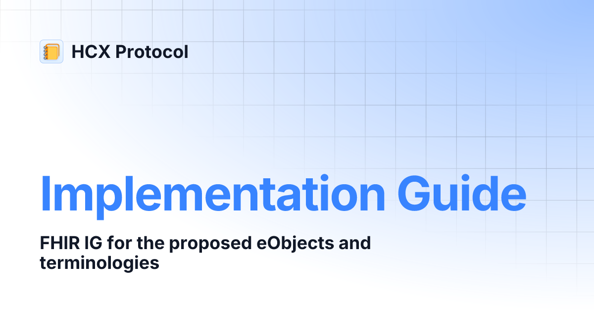 Implementation Guide | HCX Protocol