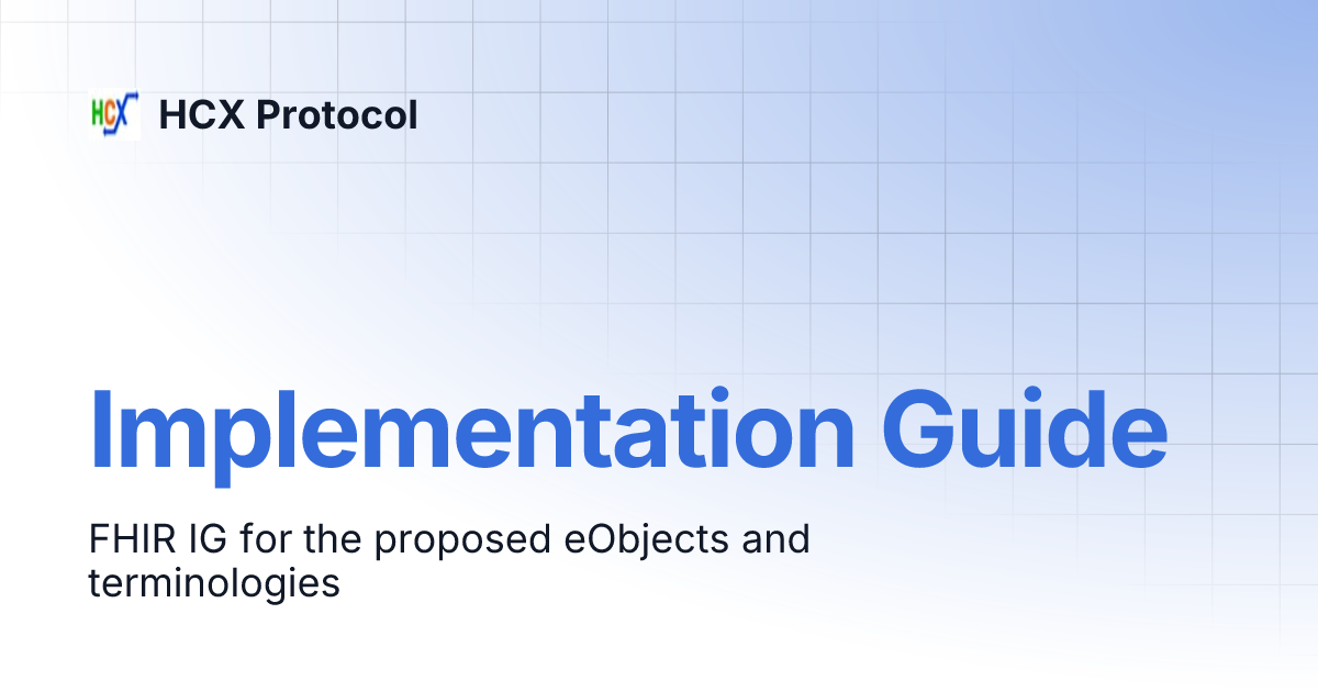 Implementation Guide | HCX Protocol